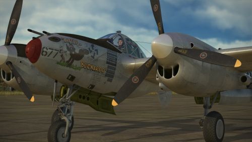 P-38J-25-LO "Little Buckaroo” 392FS 367FG France 1944 / P-38 Lightning ...