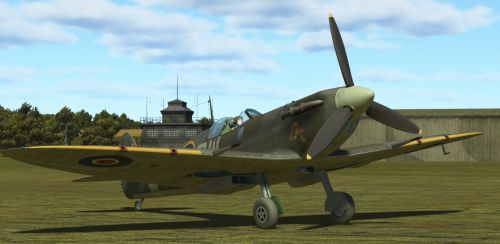 Spitfire MkVb 340Sqn Free French - Rene Mouchotte 1942 / Spitfire ...